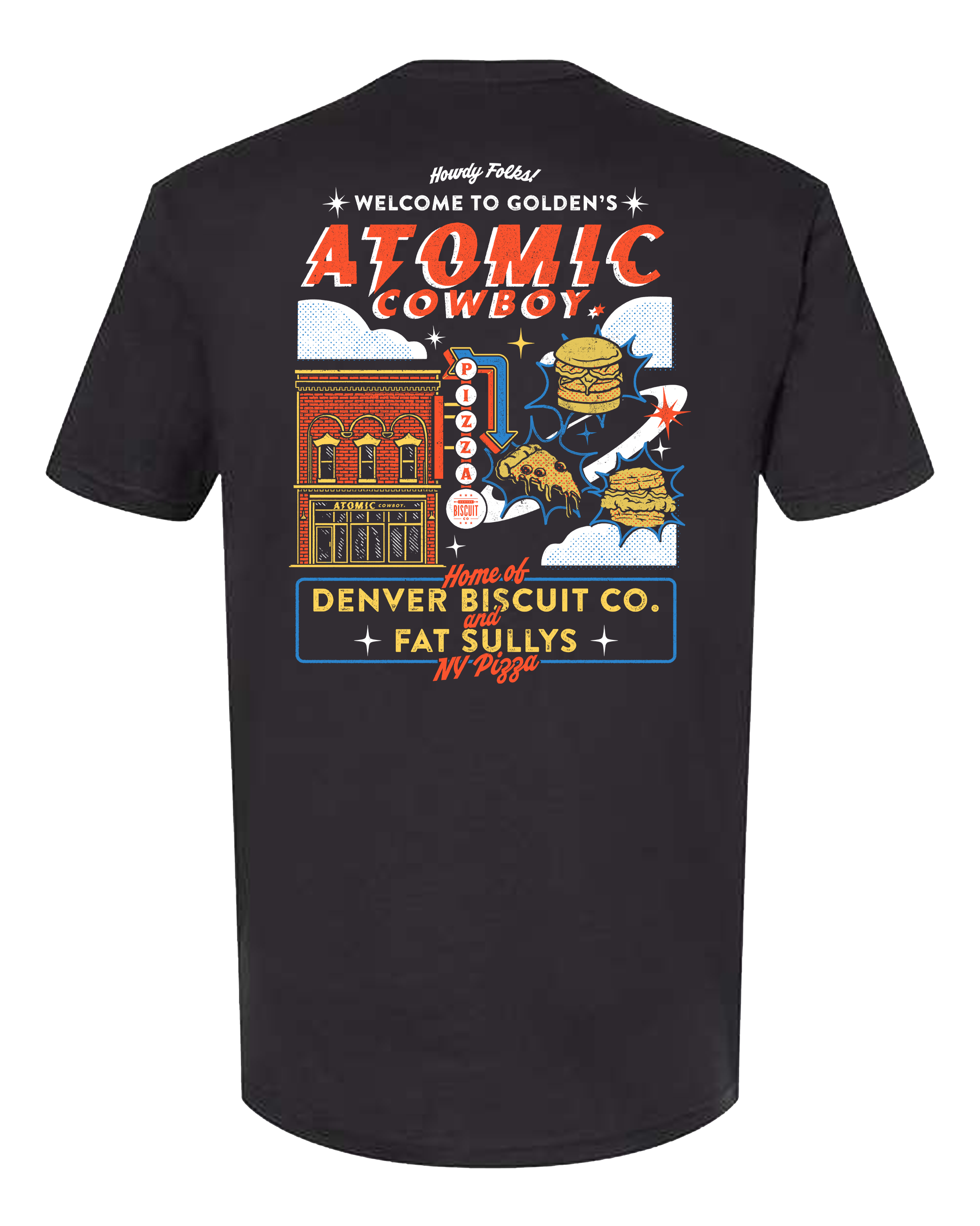NEW Merchandise: ATOMIC COWBOY home of DENVER BISCUIT CO AND FAT SULLY ...